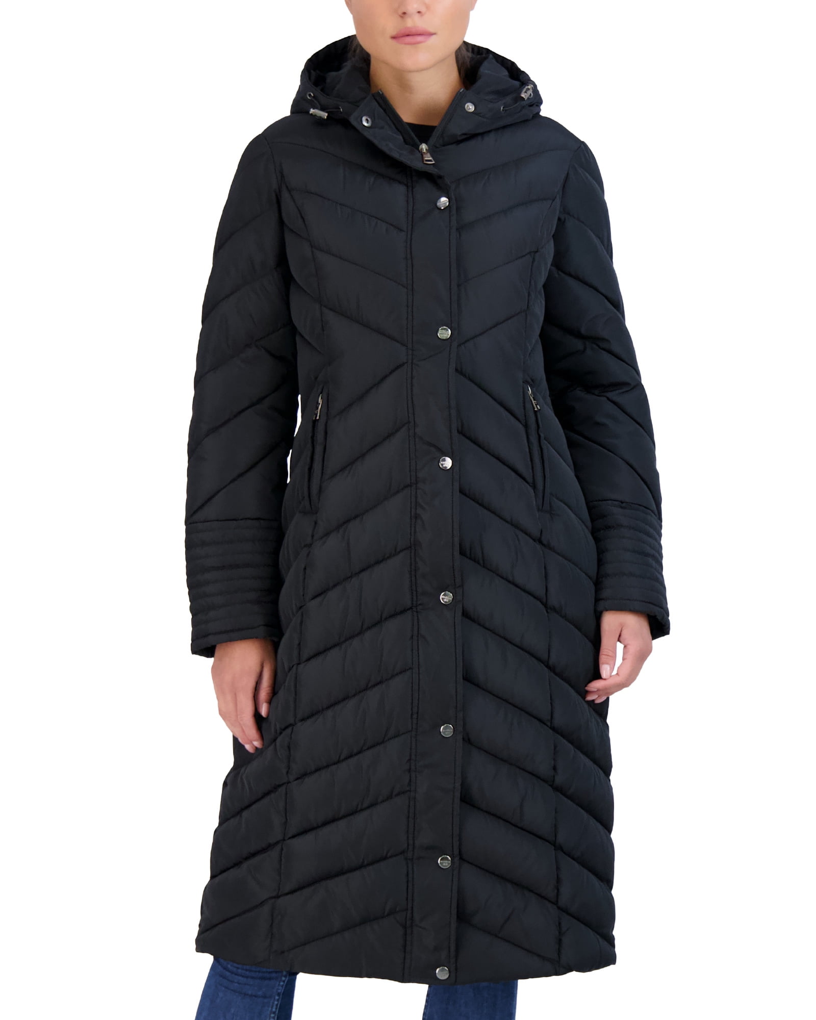Madden Girl Women’s Winter Jacket – Long Length Quilted Maxi Puffer ...