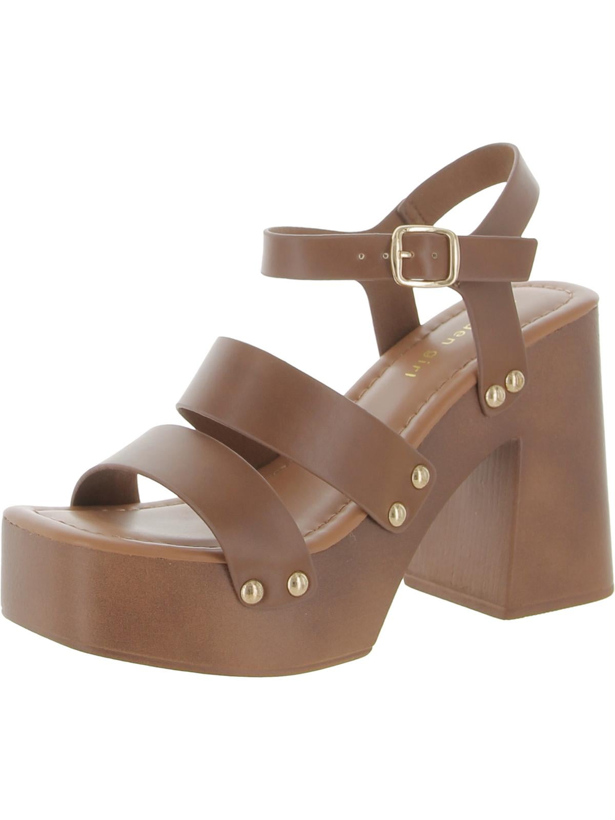 Madden Girl Womens Faux Leather Studded Wedge Platform Sandals by Steve ...