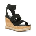 Madden Girl Womens Marandaa Slip On Strappy Wedge Sandals - Walmart.com