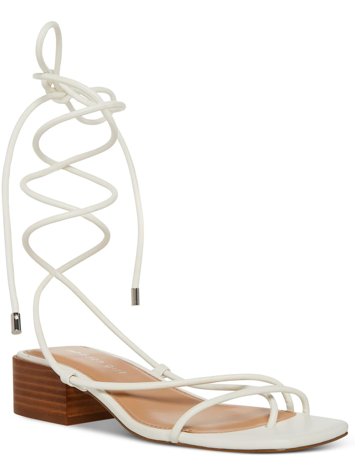 Madden Girl Womens Sorrin Faux Leather Toe Loop Lace-Up - Walmart.com