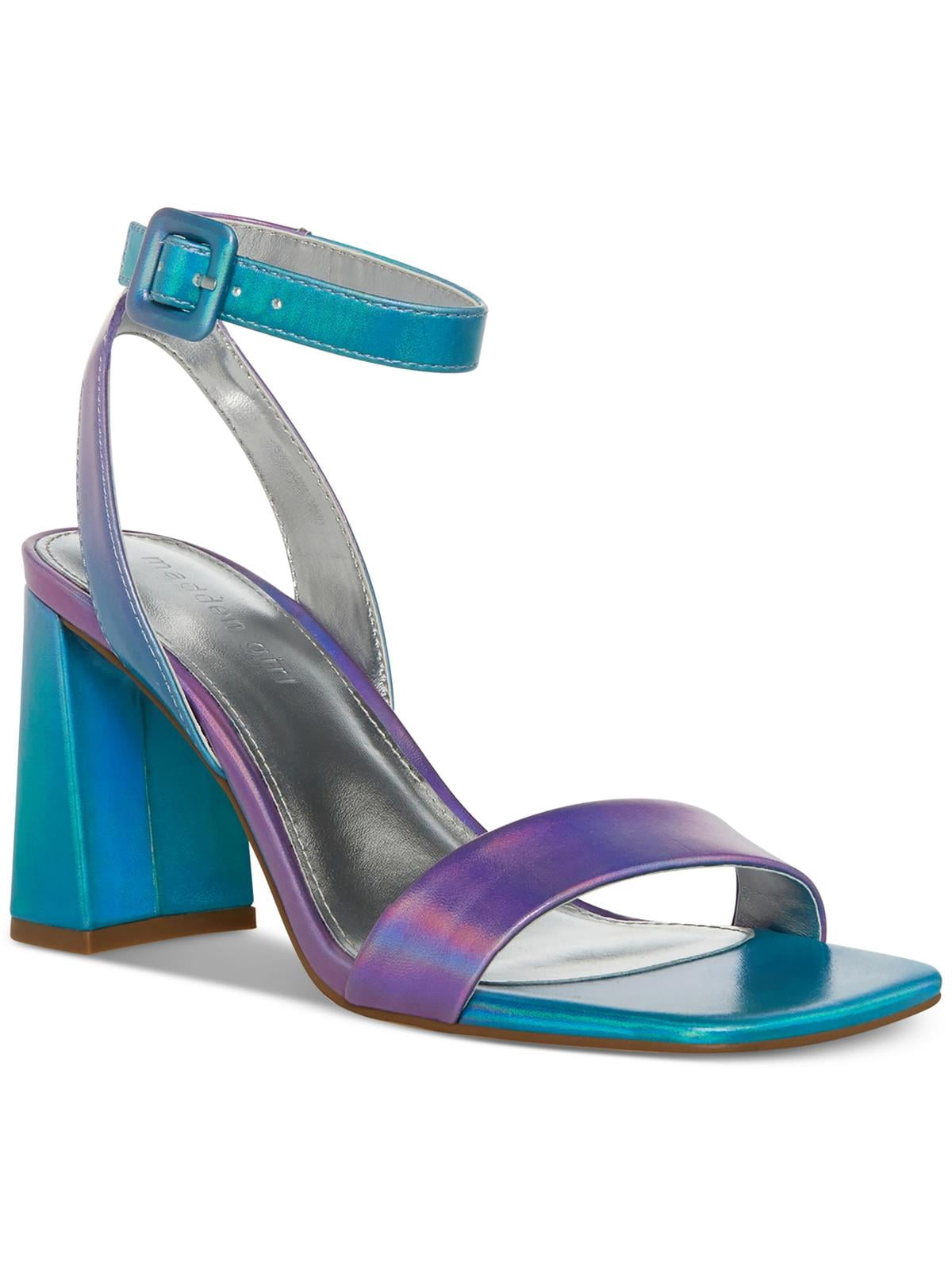 Madden Girl Womens Winnii Iridescent Ankle Strap Dress Sandals ...