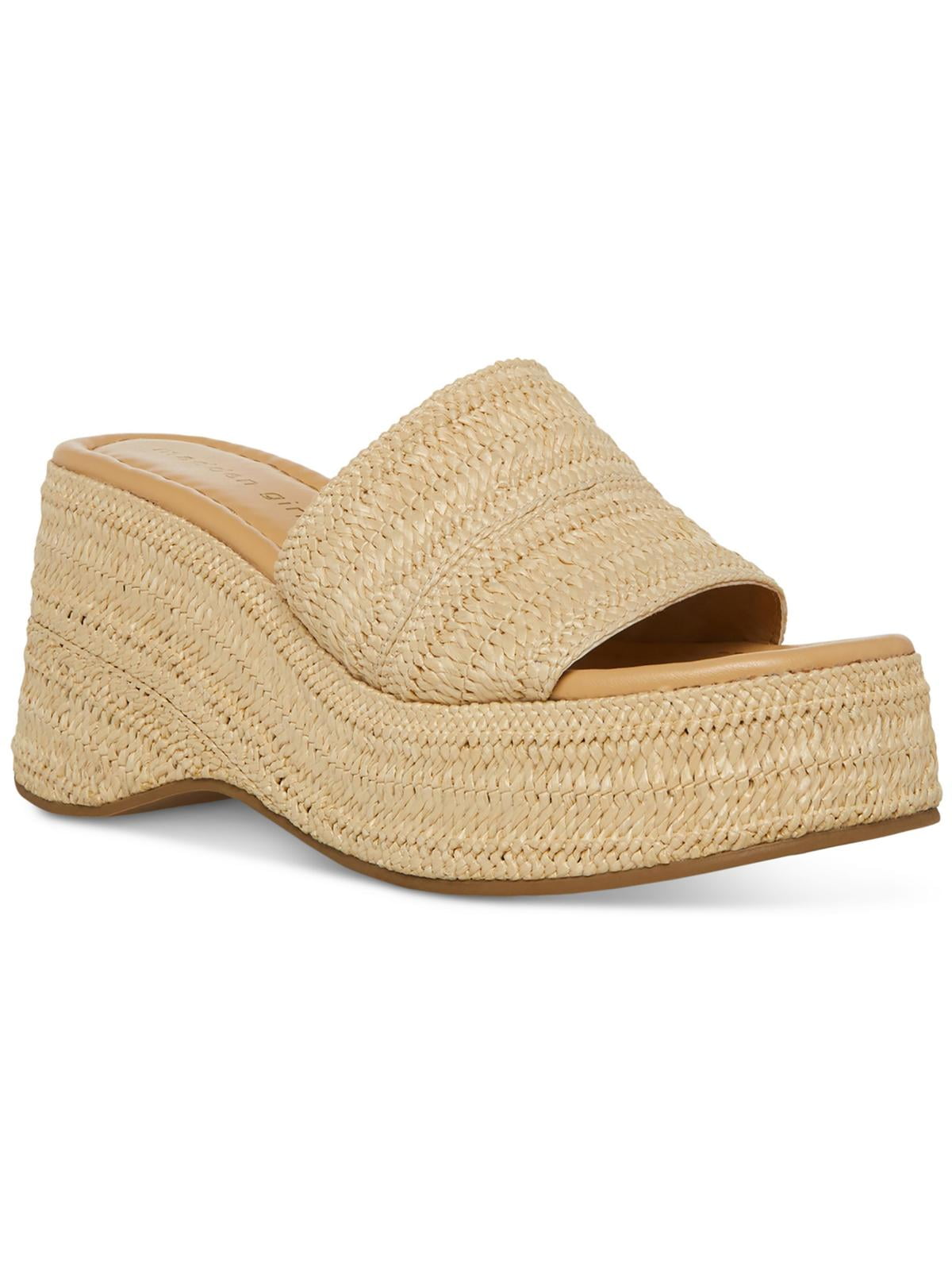 Madden Girl Womens Zahara-R Textured Dressy Wedge Sandals - Walmart.com