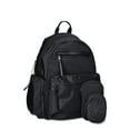 Madden NYC Girls Backpack with Pouch, Black Nylon - Walmart.com