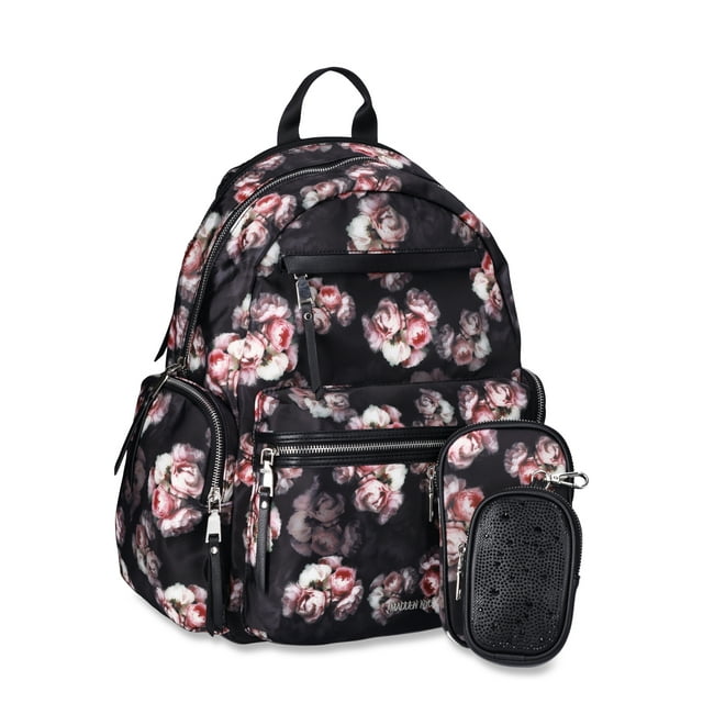 Madden NYC Girls Backpack with Pouch, Floral - Walmart.com