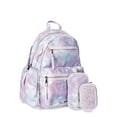 Madden NYC Girls Backpack with Pouch, Tie Dye, Adjustable Shoulder ...