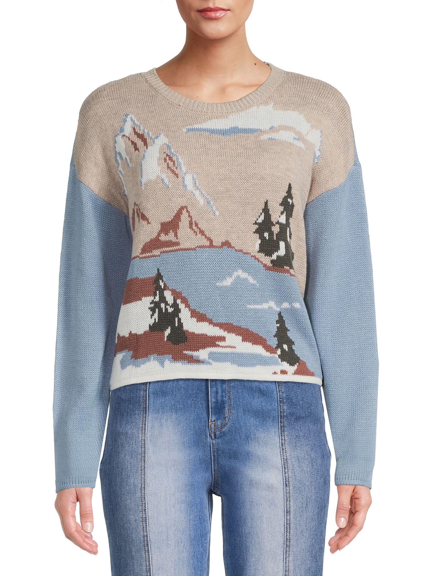 Madden NYC Junior's Scenic Sweater - Walmart.com