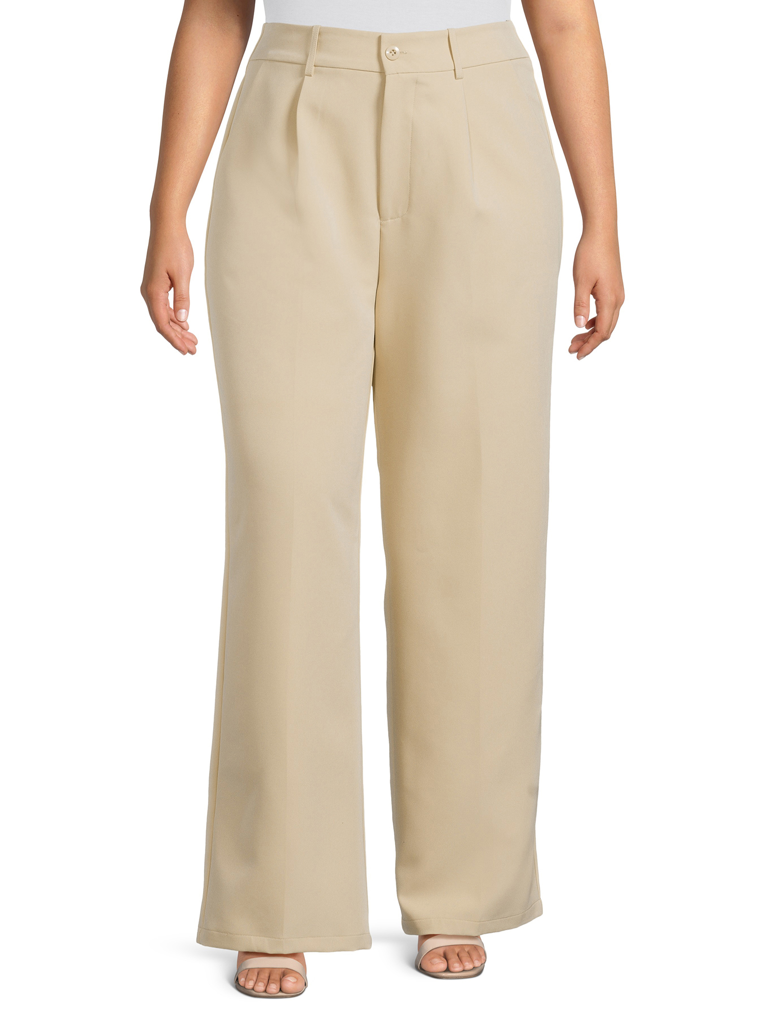 Madden NYC Juniors Plus Trouser Pants, Sizes 1X-4X - Walmart.com