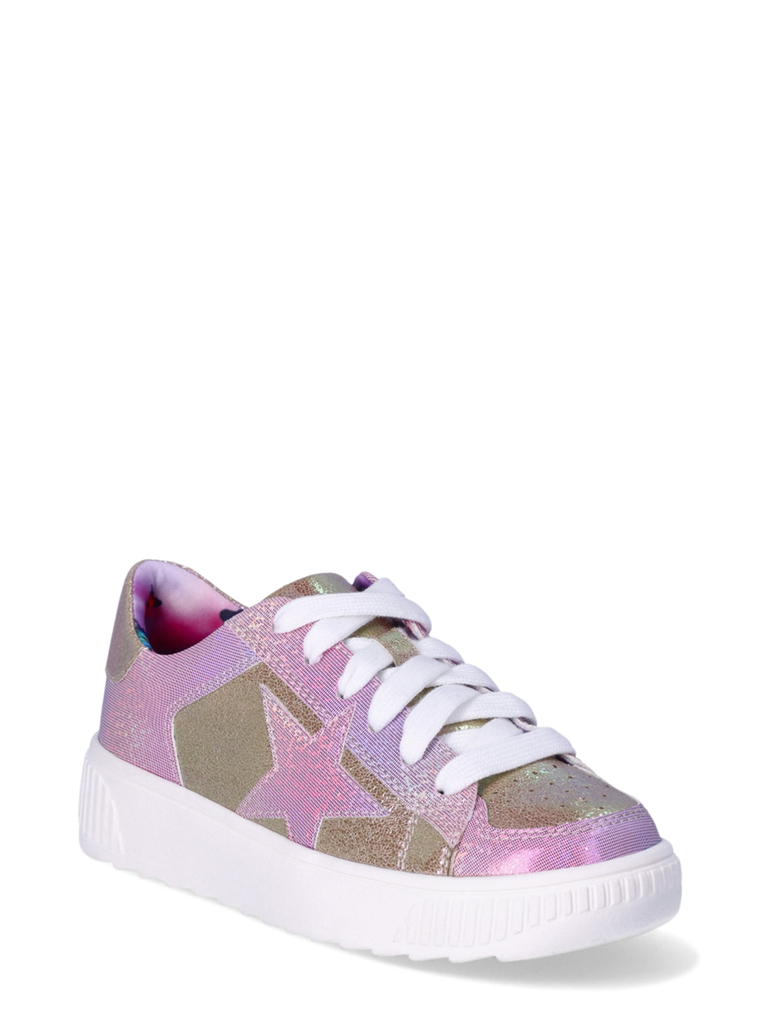 Madden NYC Little Girl & Big Girl Low Court Sneaker - Walmart.com