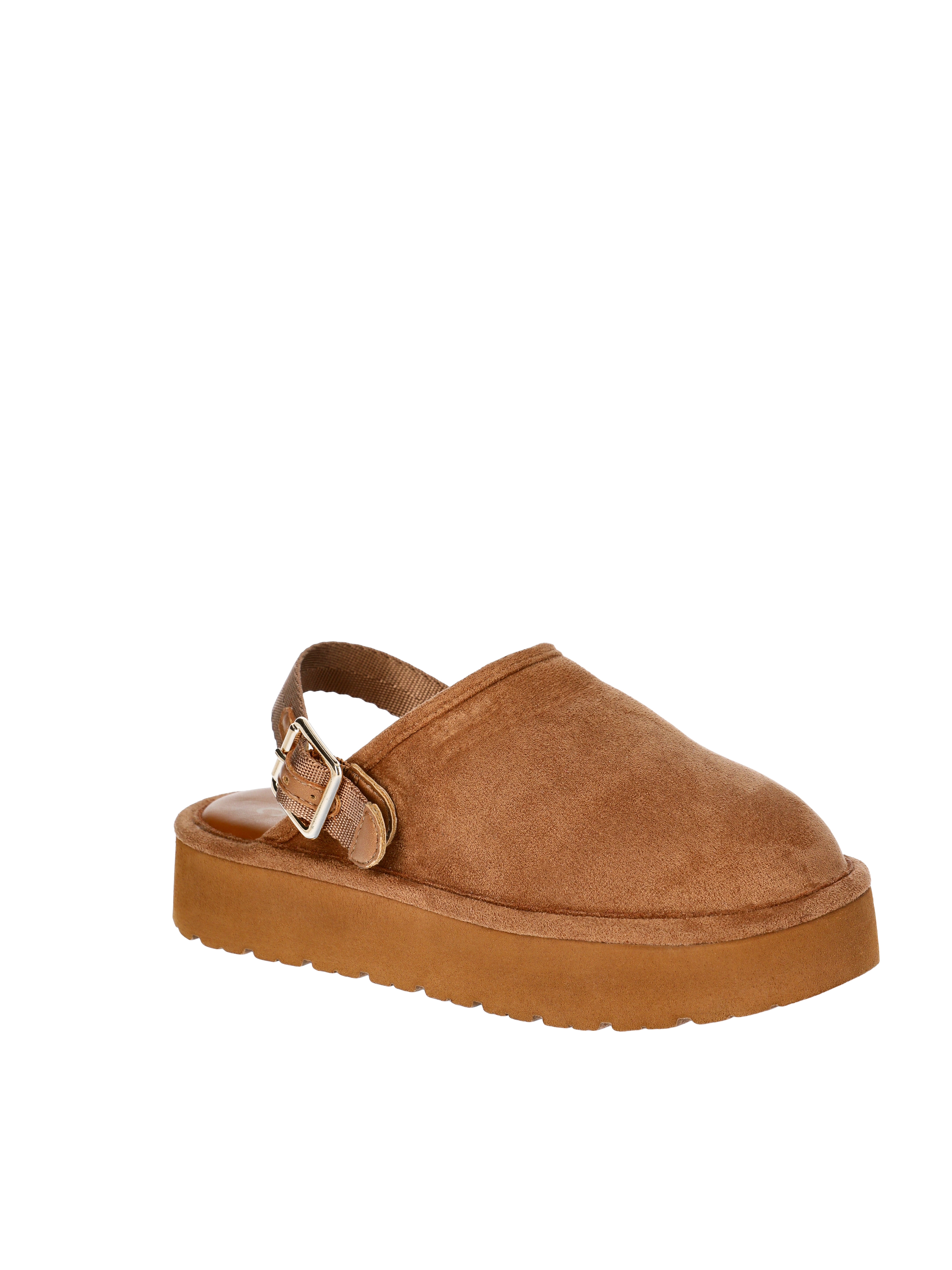 Madden NYC Little and Big Girls' Platform Clogs with Faux Shearling ...
