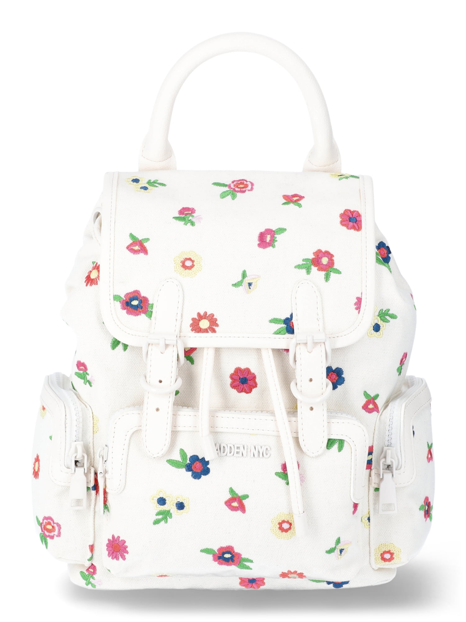 Madden NYC Women's Buckle Flap Backpack, Floral - Walmart.com
