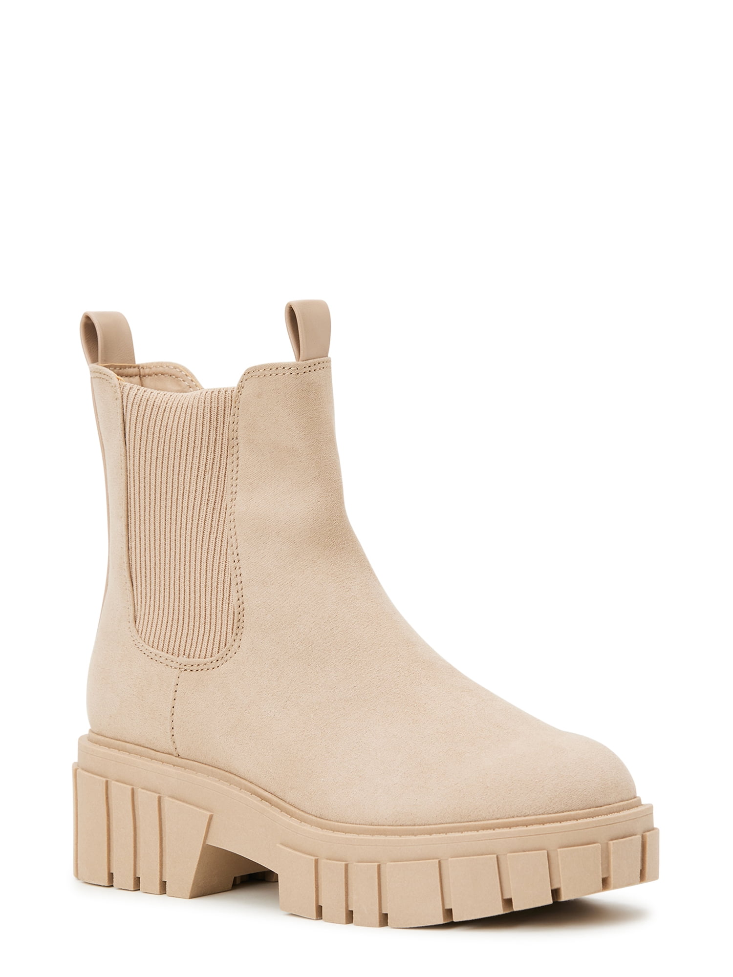 Madden NYC Women's Chunky Lug Chelsea Boots - Walmart.com