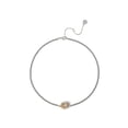 Madden NYC Women's Fashion Two-tone Interlocking Ring Pendant Necklace ...