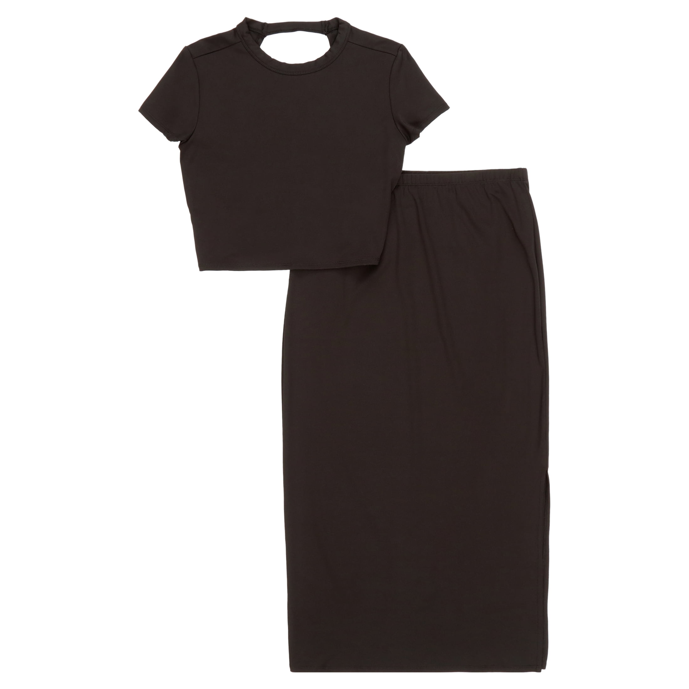 Madden NYC Juniors Double Layer Top and Midi Skirt Set, 2-Piece, Sizes ...