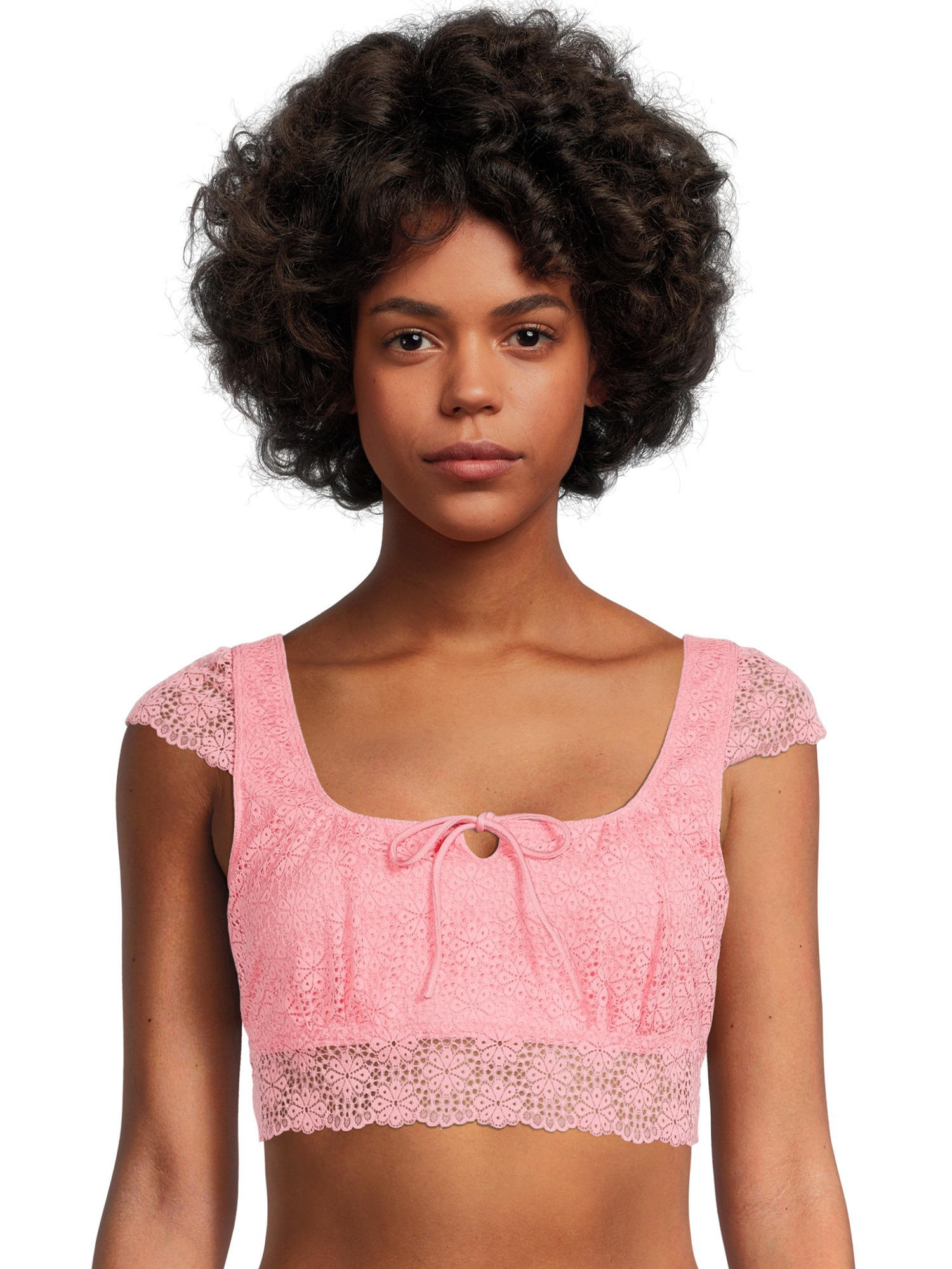 Madden NYC Women's Lace Keyhole Bralette - Walmart.com