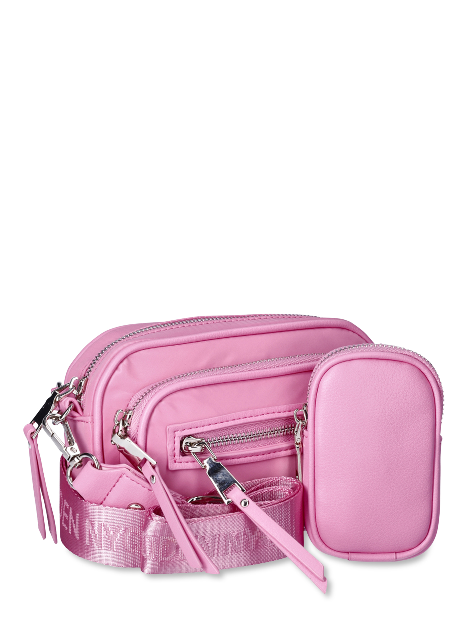 Madden NYC Women's Mini Convertible Handbag with Front Pocket, Pink ...