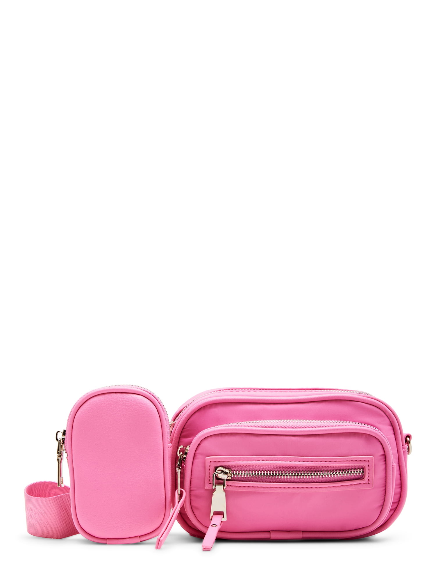 Madden NYC Women's Mini Convertible Handbag with Front Pocket, Pink ...