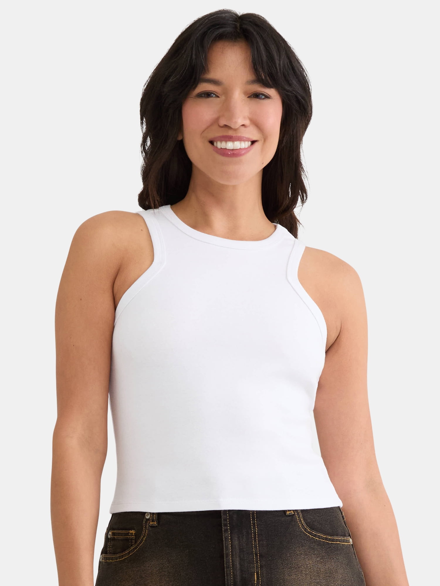 Madden NYC Women's Mitered Armhole Tank Top, Sizes XXS-XXL - Walmart.com