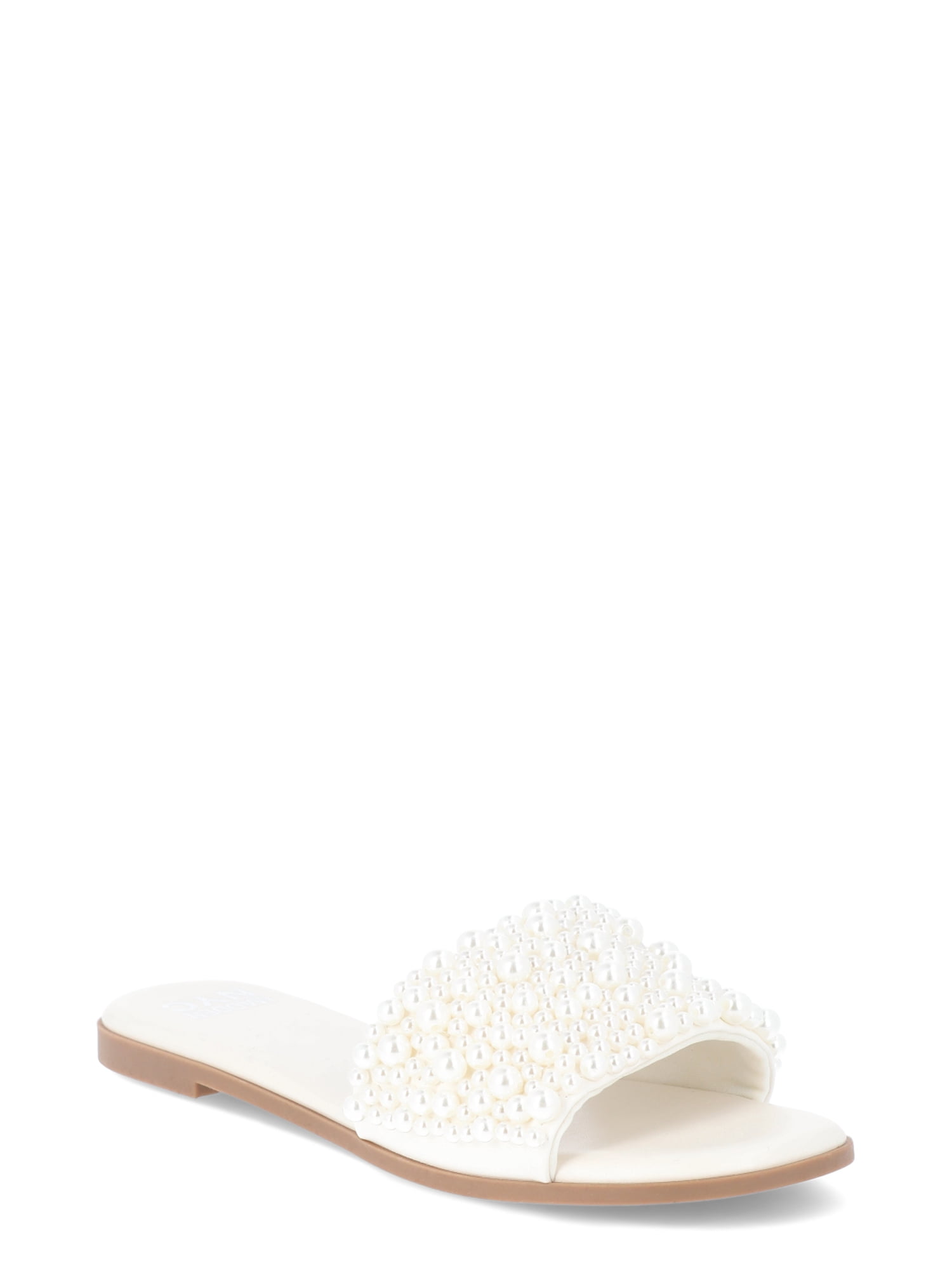 Madden NYC Women's Pearl Slide On Sandal - Walmart.com
