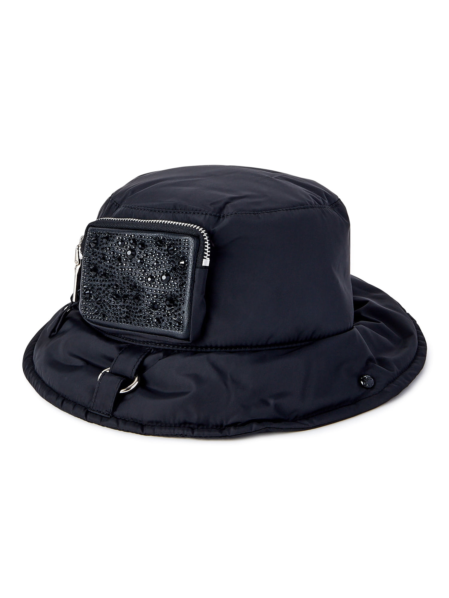 Madden NYC Women’s Puffer Bucket Hat with Pocket - Walmart.com