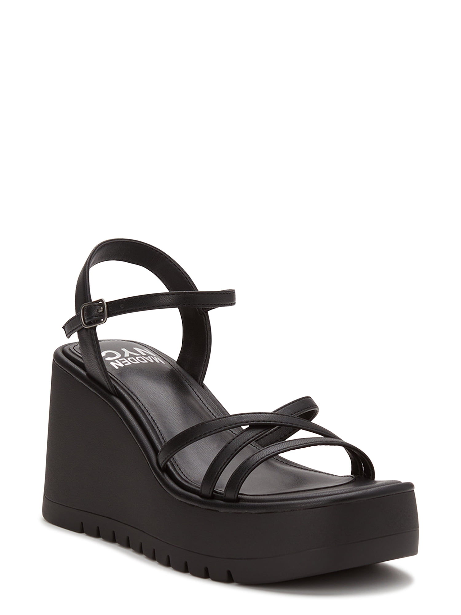 Madden NYC Women's Quarter Strap Wedge - Walmart.com