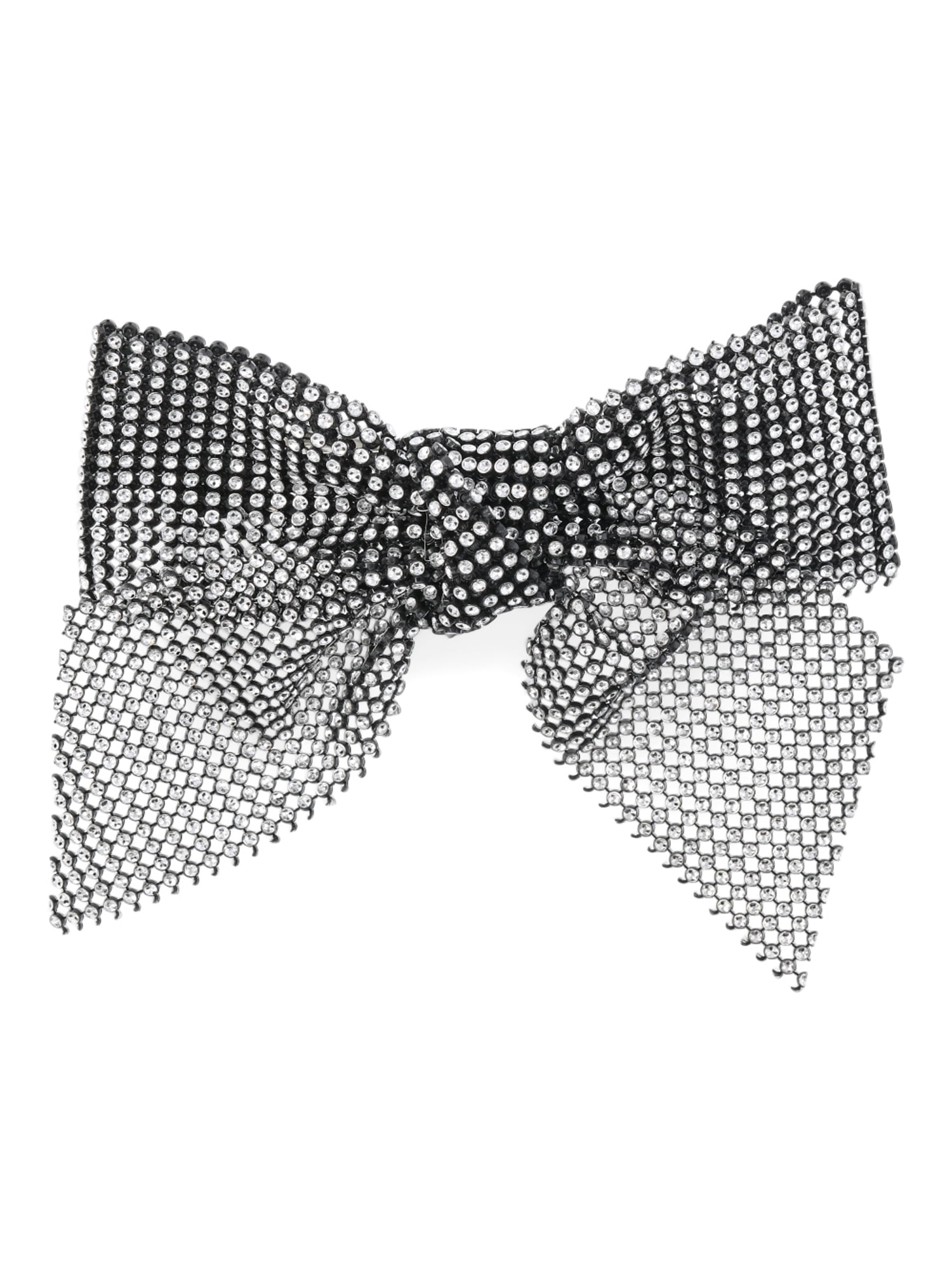 Madden NYC Women's Rhinestone Bow Pin, Black - Walmart.com