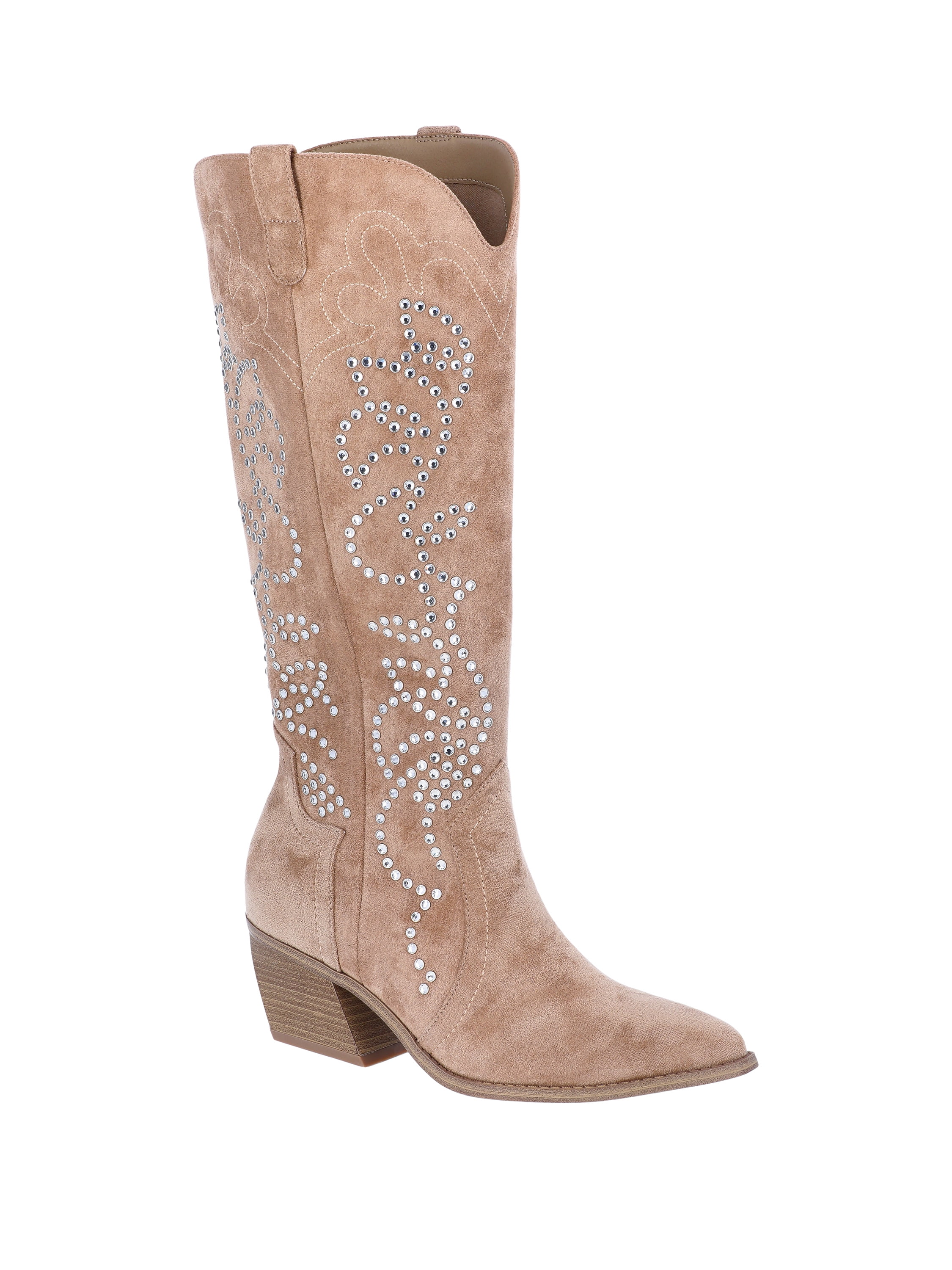 Madden NYC Women's Studded Western Boots - Walmart.com