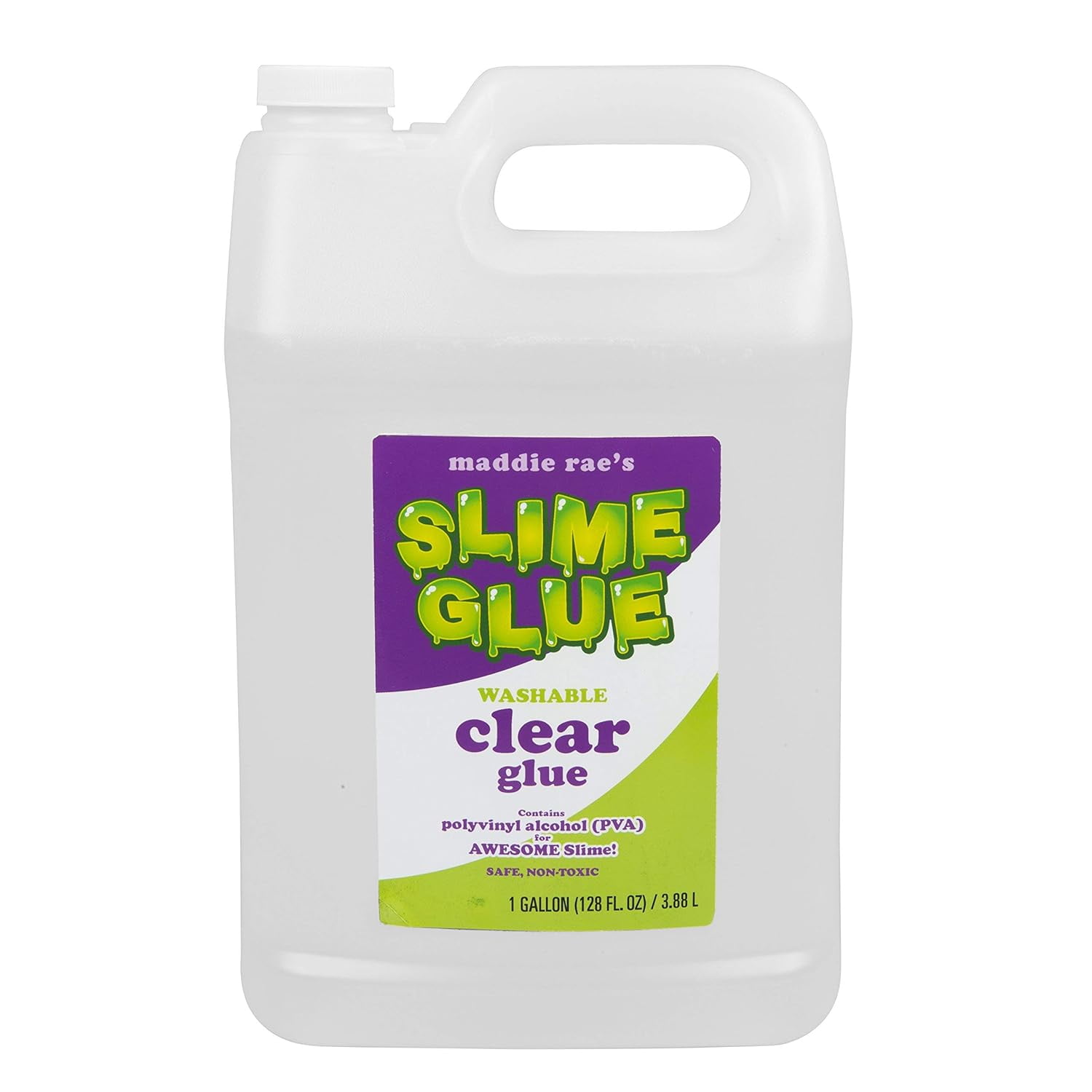 Maddie Rae's Clear Slime Glue - 1 Gallon Non Toxic, Immediate Shipping ...