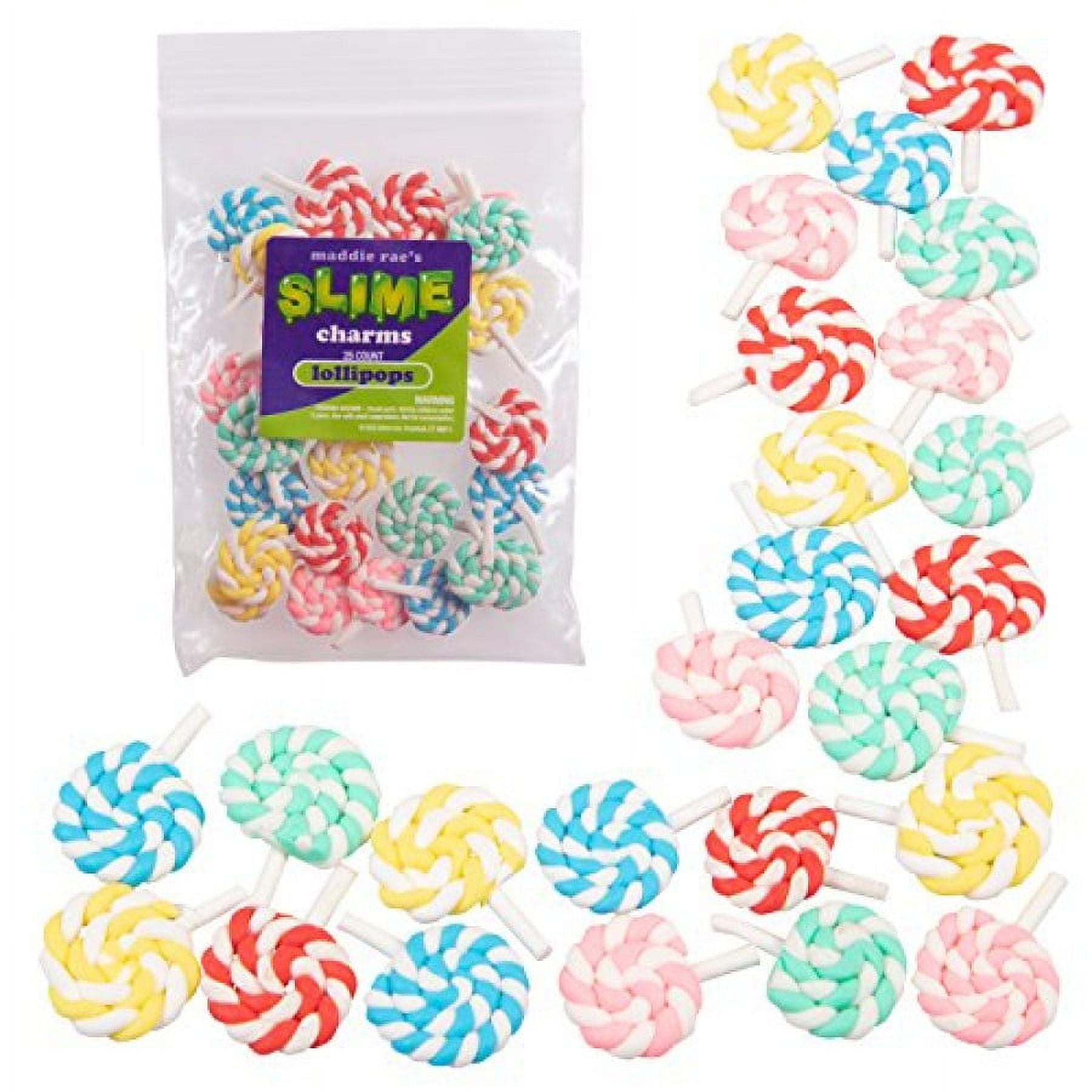 Maddie Rae's Slime Charms, Mixed Lolly Pops 25 pcs of Slime Beads ...