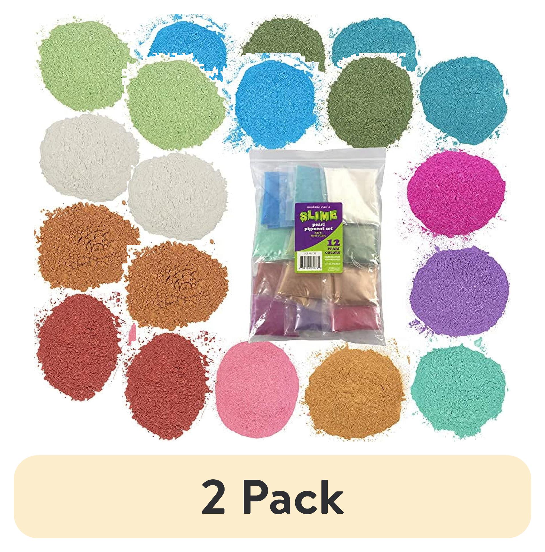 (2 pack) Maddie Rae's Slime Pearl Pigment Powder Extra Large 28g (1oz ...