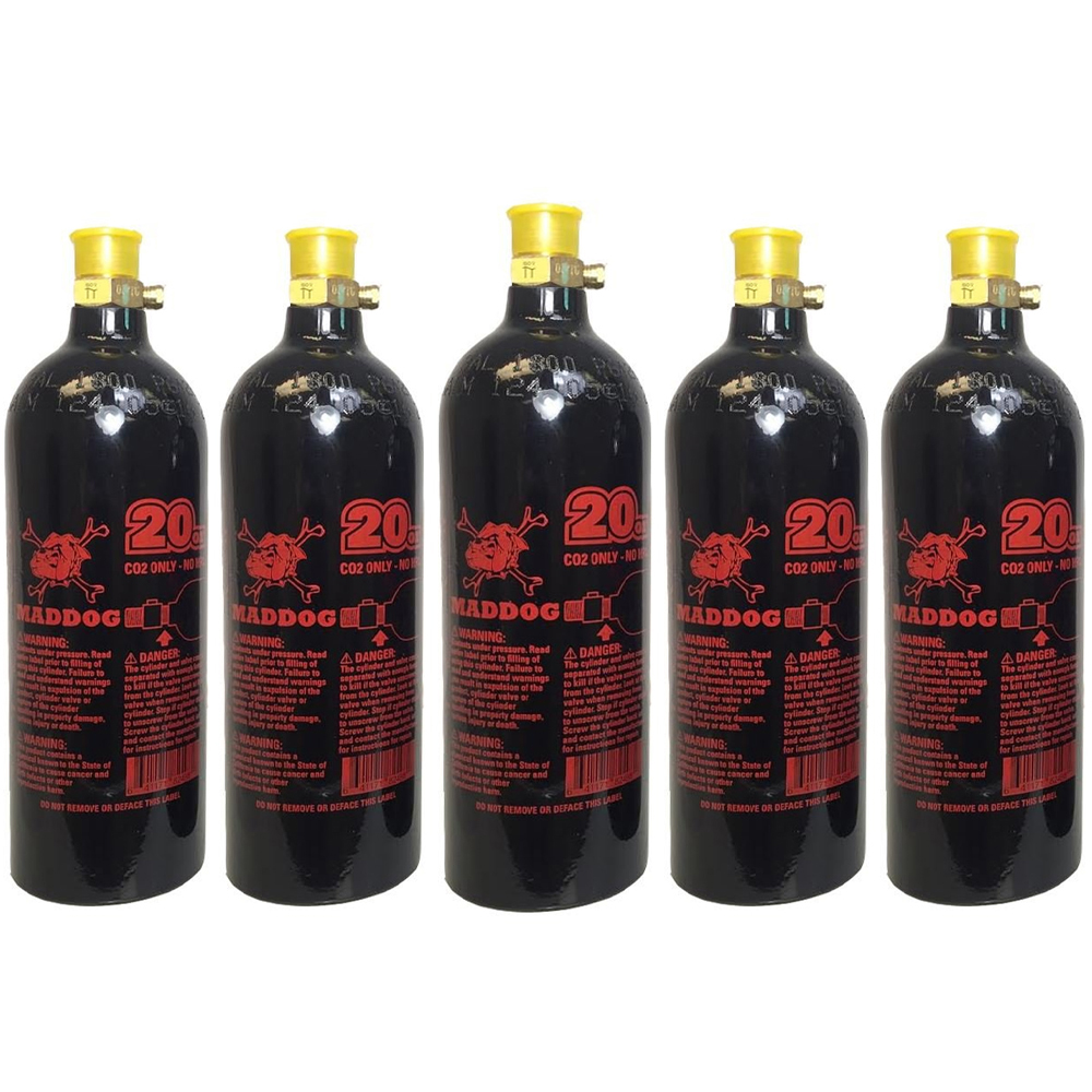 JT 90g Prefilled Paintball CO2 Tank, 2 Pack - Walmart.com