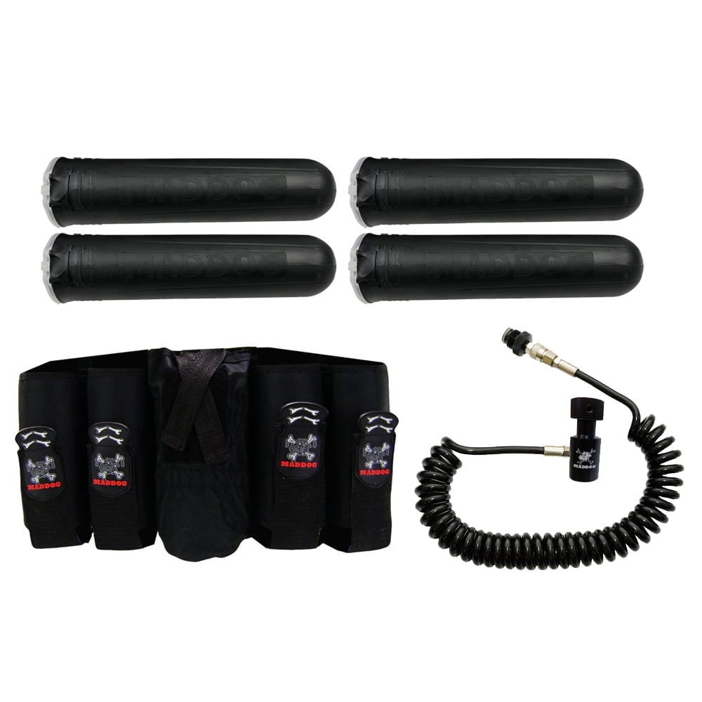 Free Shipping! Maddog 4+1 Vertical Paintball Harness w/ Paintball Pods ...