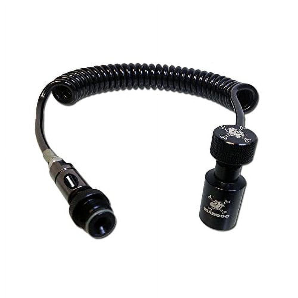 Maddog Pro Push Button Heavy Duty Paintball Tank Remote Coil w/ Slide ...