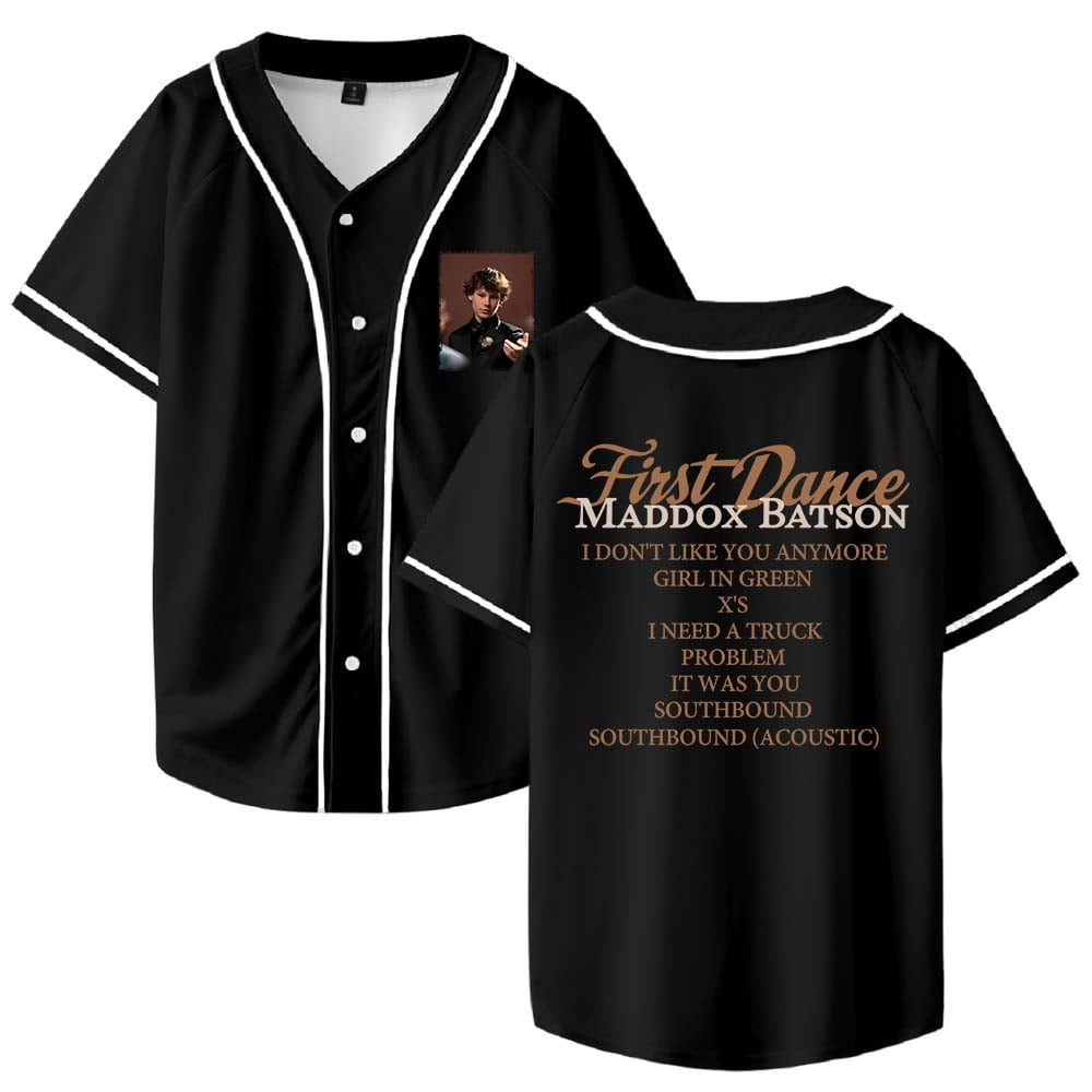 Maddox Batson First Dance Baseball Jersey Road To Indio Tour V-Neck ...