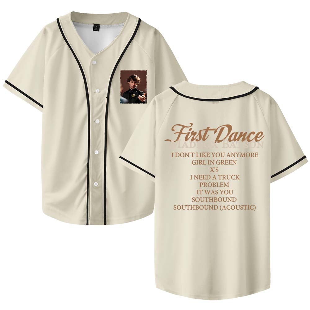 Maddox Batson First Dance Baseball Jersey Road To Indio Tour V-Neck ...