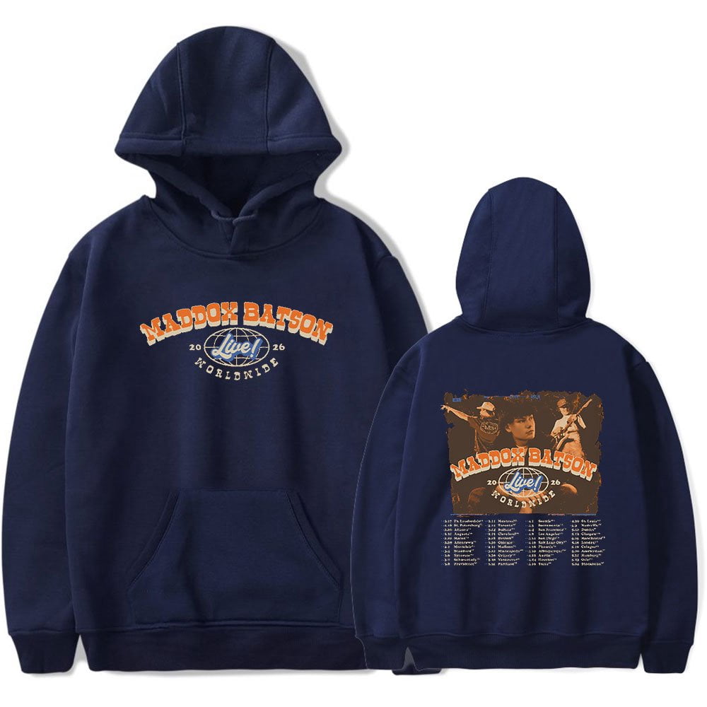 Maddox Batson Live Worldwide Tour 2026 Merch Hoodie Women/Men Hooded ...