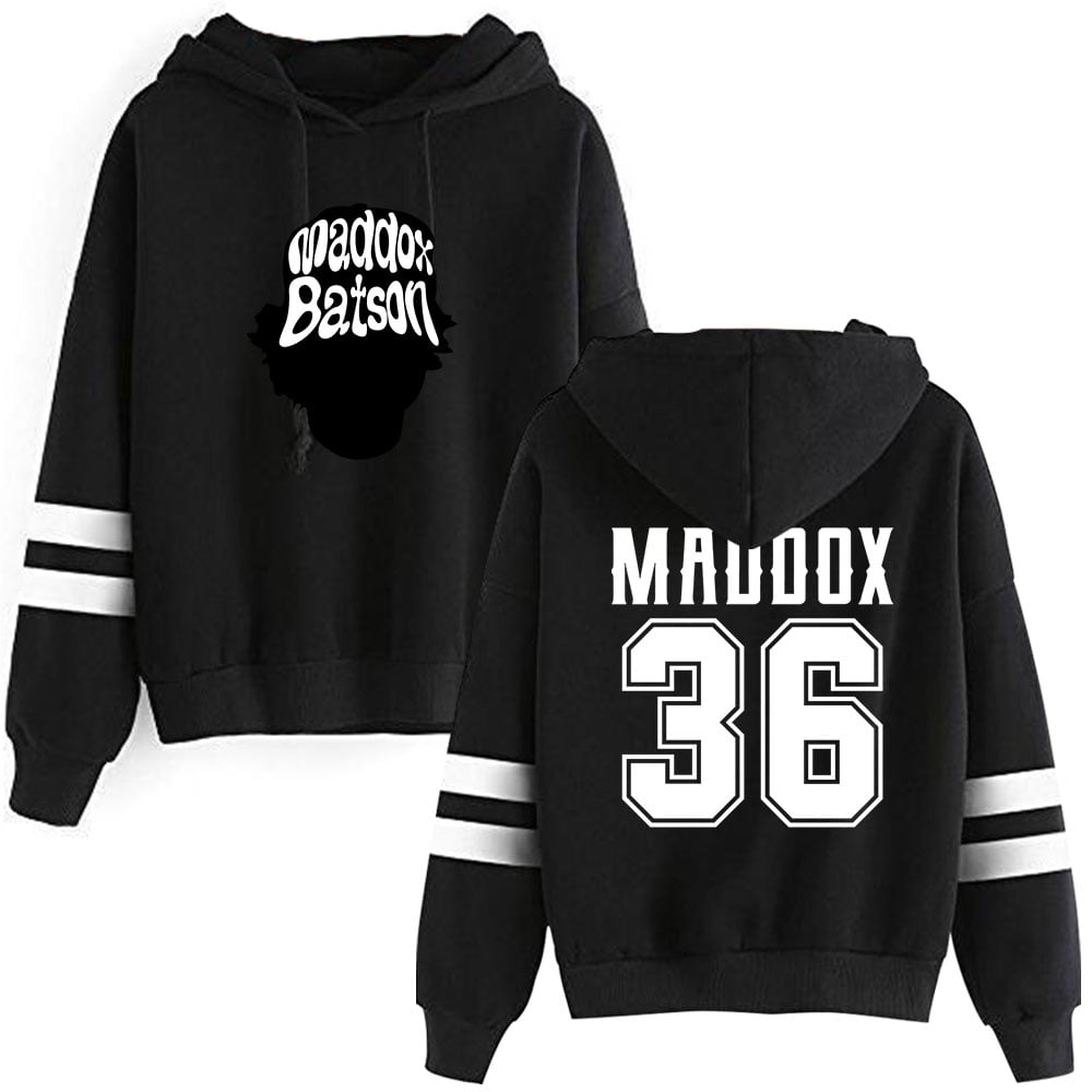 Maddox Batson Logo Hoodies Road To Indio Tour Merch Pocketless Parallel ...