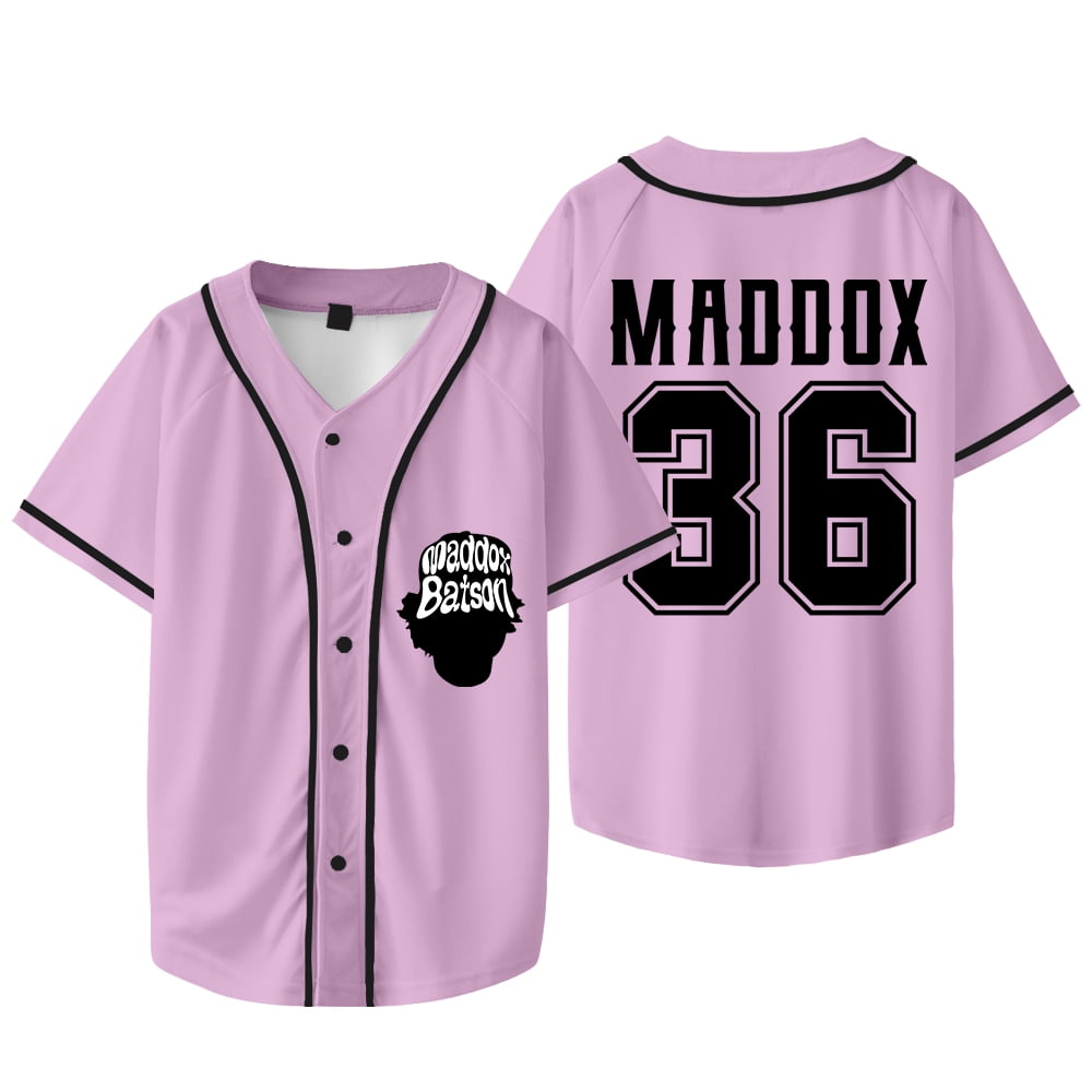 Maddox Batson Logo Jersey Road To Indio Tour Merch Baseball Jacket Tee ...