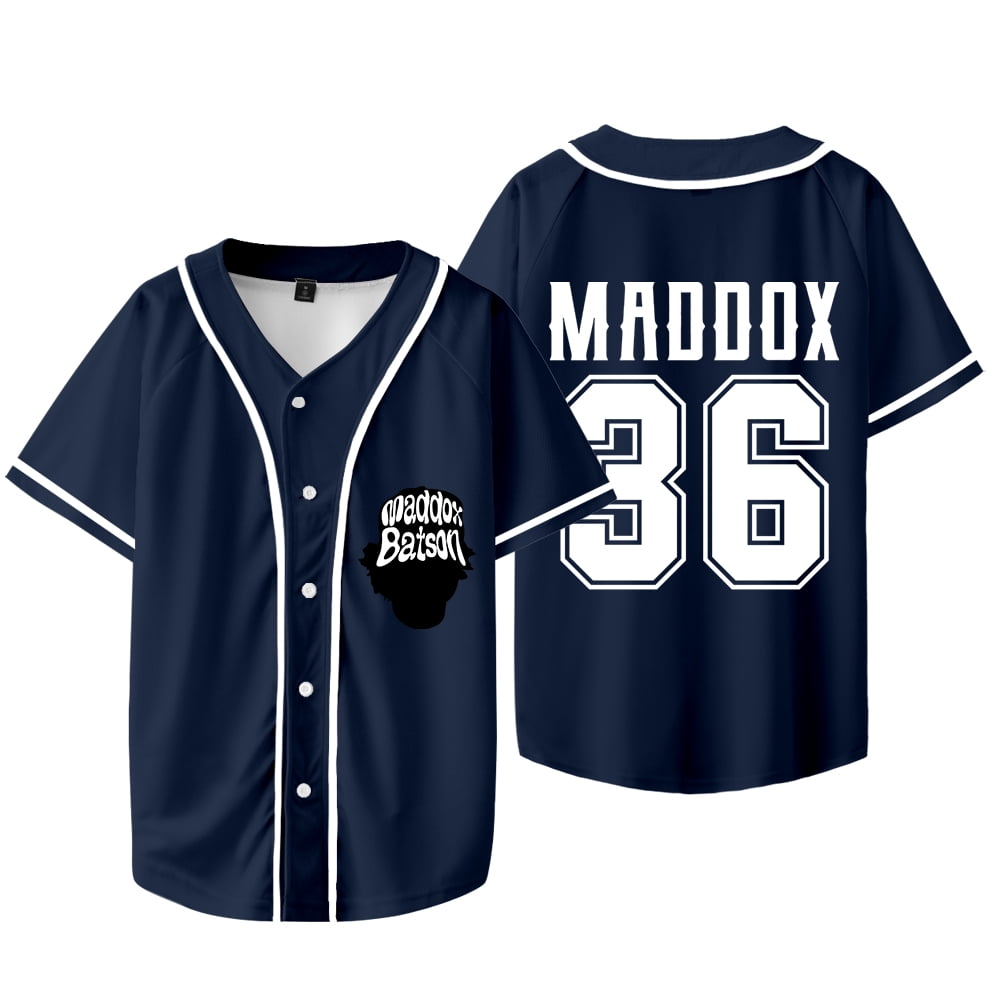Maddox Batson Logo Jersey Road To Indio Tour Merch Baseball Jacket Tee ...