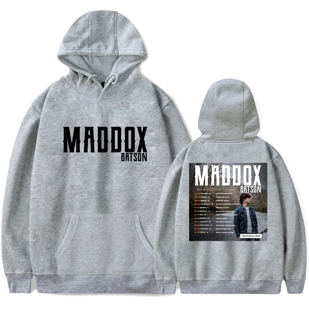 Maddox Batson Merch Maddox Batson Tour Hooded Drawstring Pocket ...
