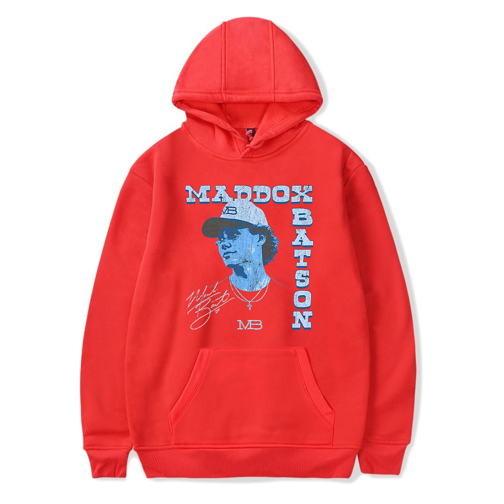 Maddox Batson Photo Hoodie Casual Long Sleeve Sweatshirt Women Men ...