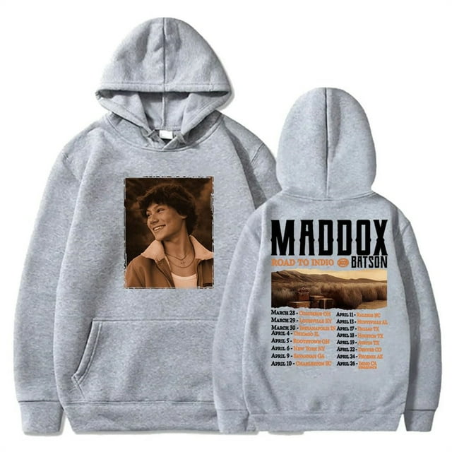 Maddox Batson Road To Indio Tour 2025 Hoodies Women Men Long Sleeve ...