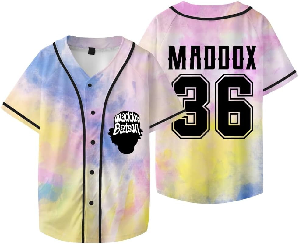 Maddox Batson Road to Indio Tour 2025 Baseball Jersey Unisex 100% ...
