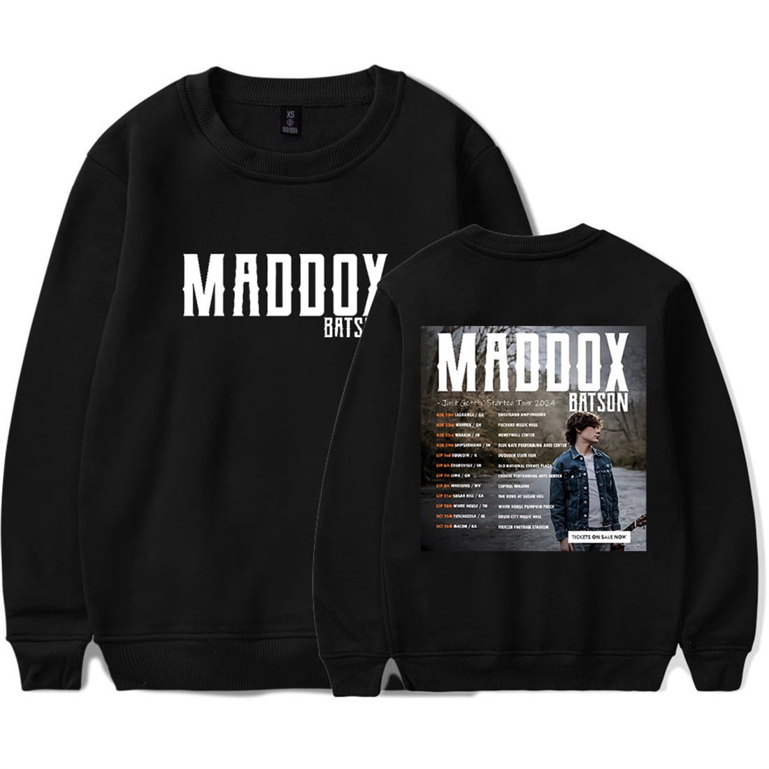 Maddox Batson Tour 2024 Sweatshirt Unisex Crewneck Hip Hop Pullover ...