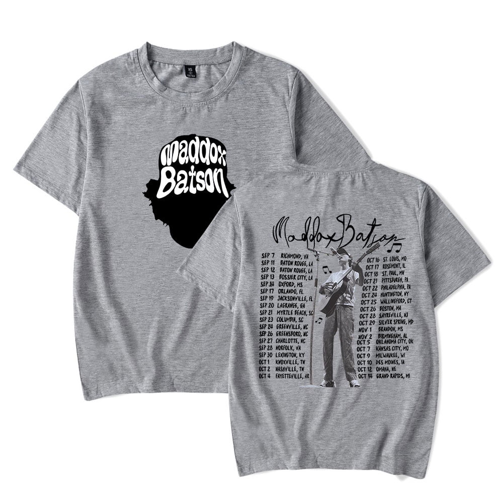 Maddox Batson Tour 2025 Merch T-Shirts Women Men Cosplay Streetwear ...
