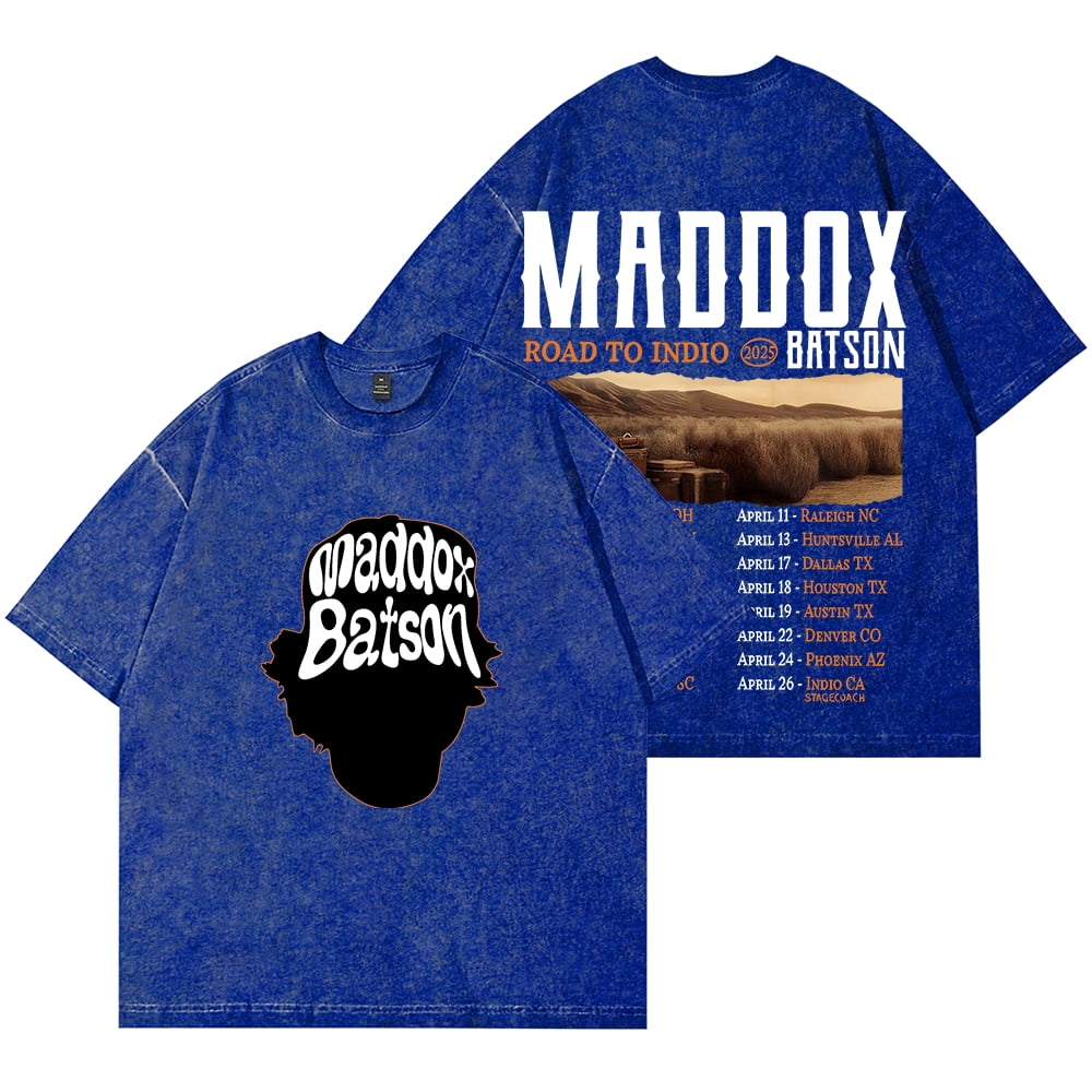 Maddox Batson Tour Vintage Wash T-Shirts Unisex Fashion Streetwear ...