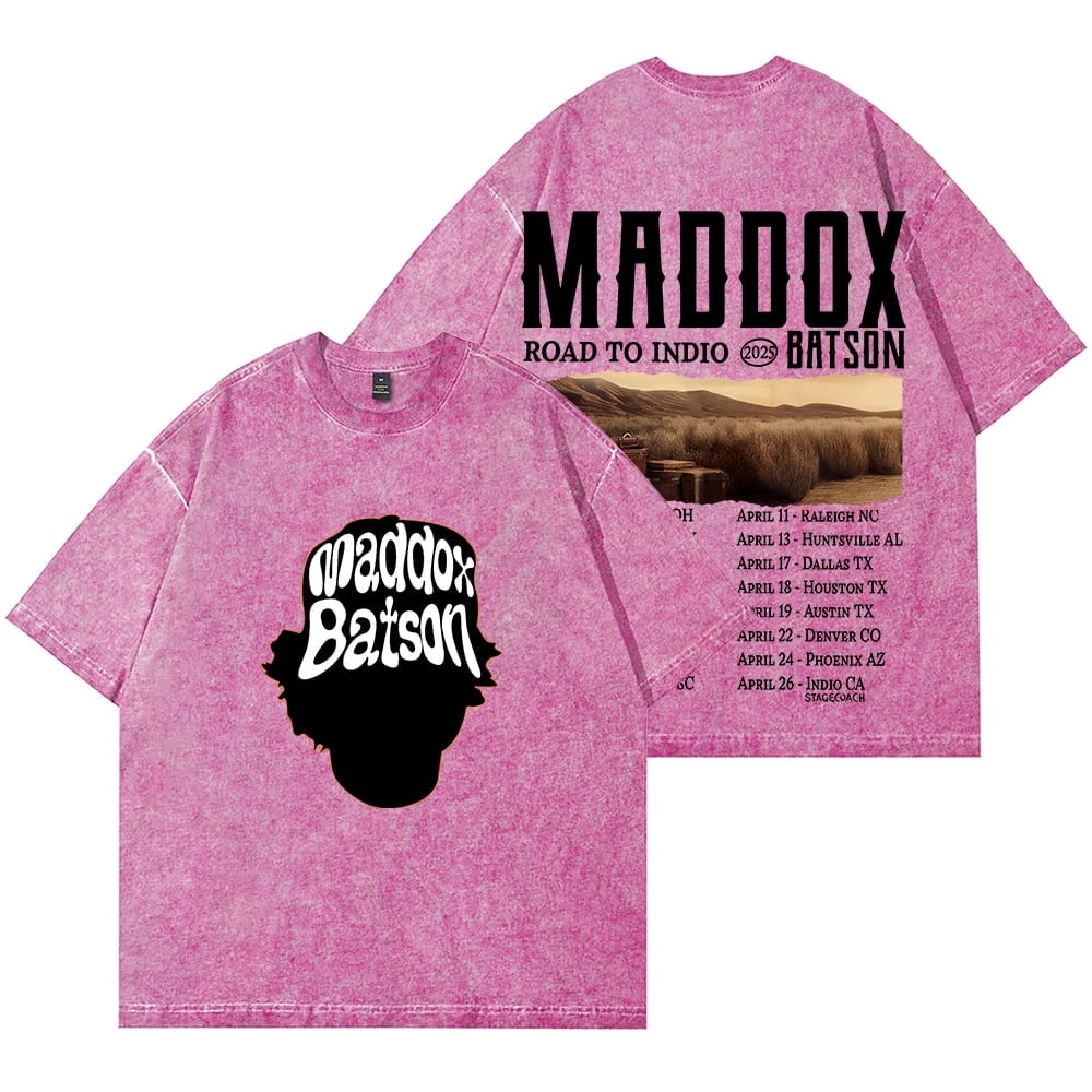 Maddox Batson Tour Vintage Wash T-shirt women's men's fashion street ...