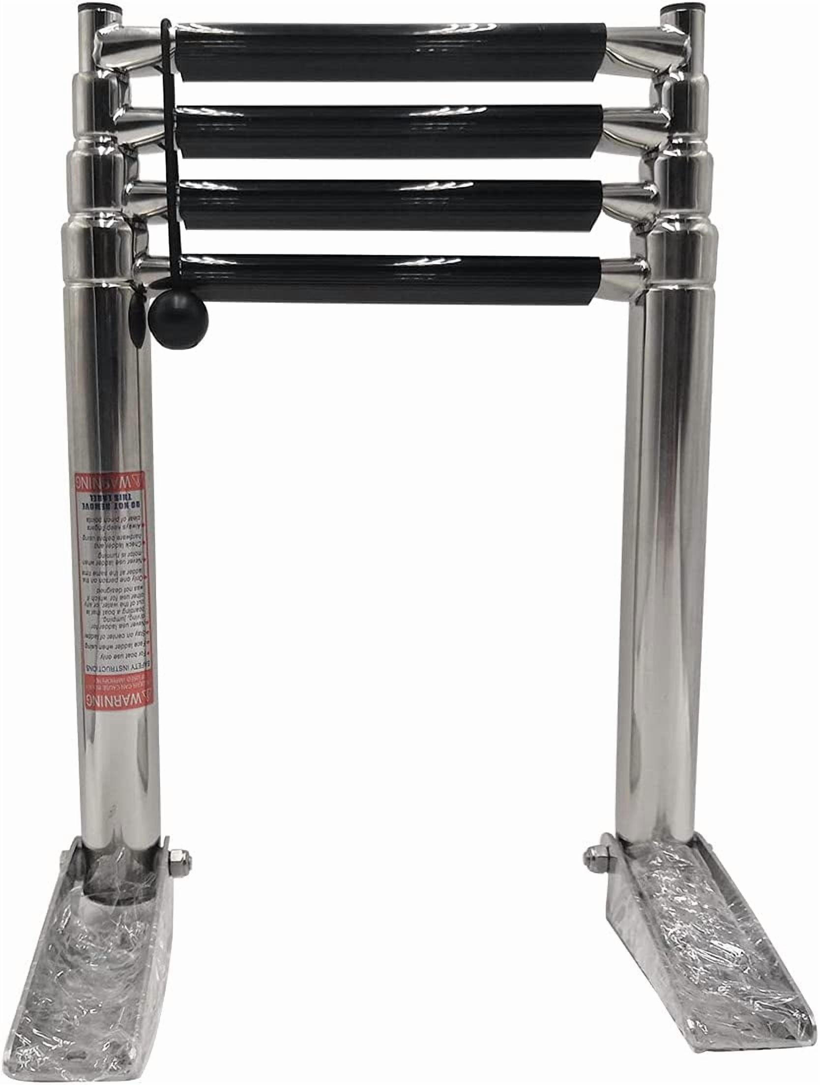 Made 4 Step Boat Ladder Stainless Steel Telescoping Marine Boat Ladder ...