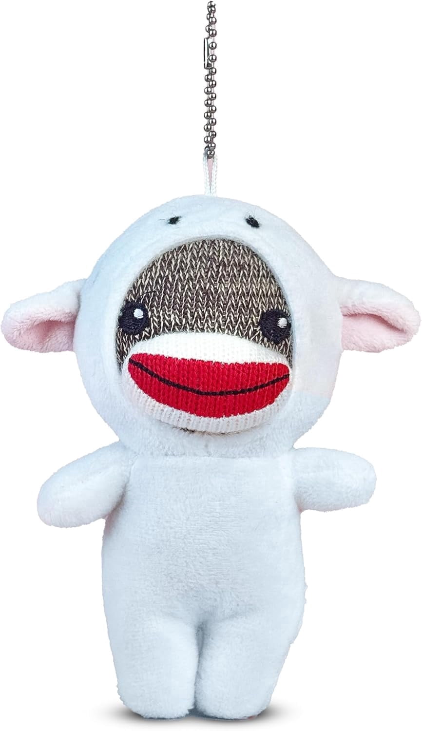 Made by Aliens Adorable 6 inch Easter Sock Monkey Plush Toy Sheep ...