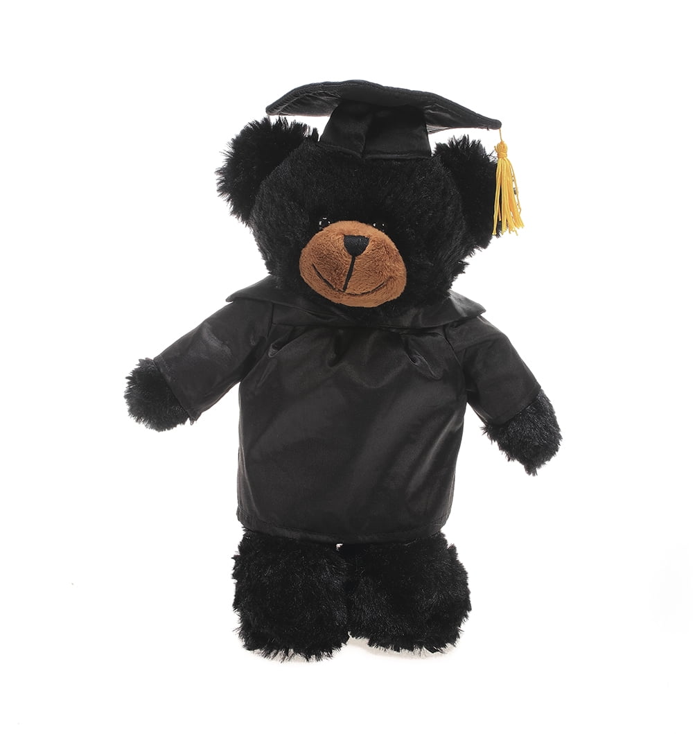 Made by Aliens Personalized Black Bear Stuffed Animal Plush Toy ...