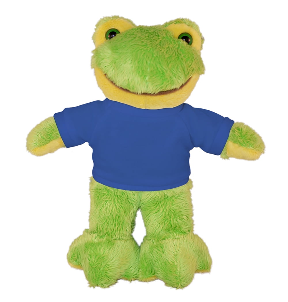 Made by Aliens Personalized Floppy Frog with Tee Stuffed Animal Plush ...